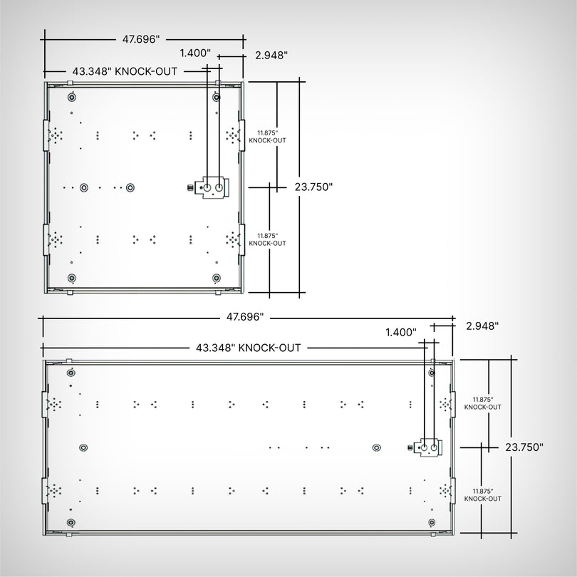 LED Troffer Light with Dual Baskets – LED Lights Direct
