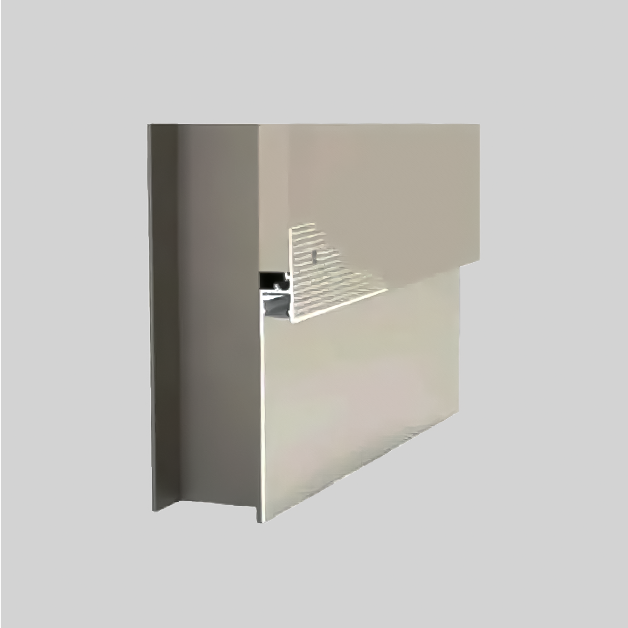 Toe-Kick RGBW Color Changing LED Baseboard Light Strip with Straight P ...