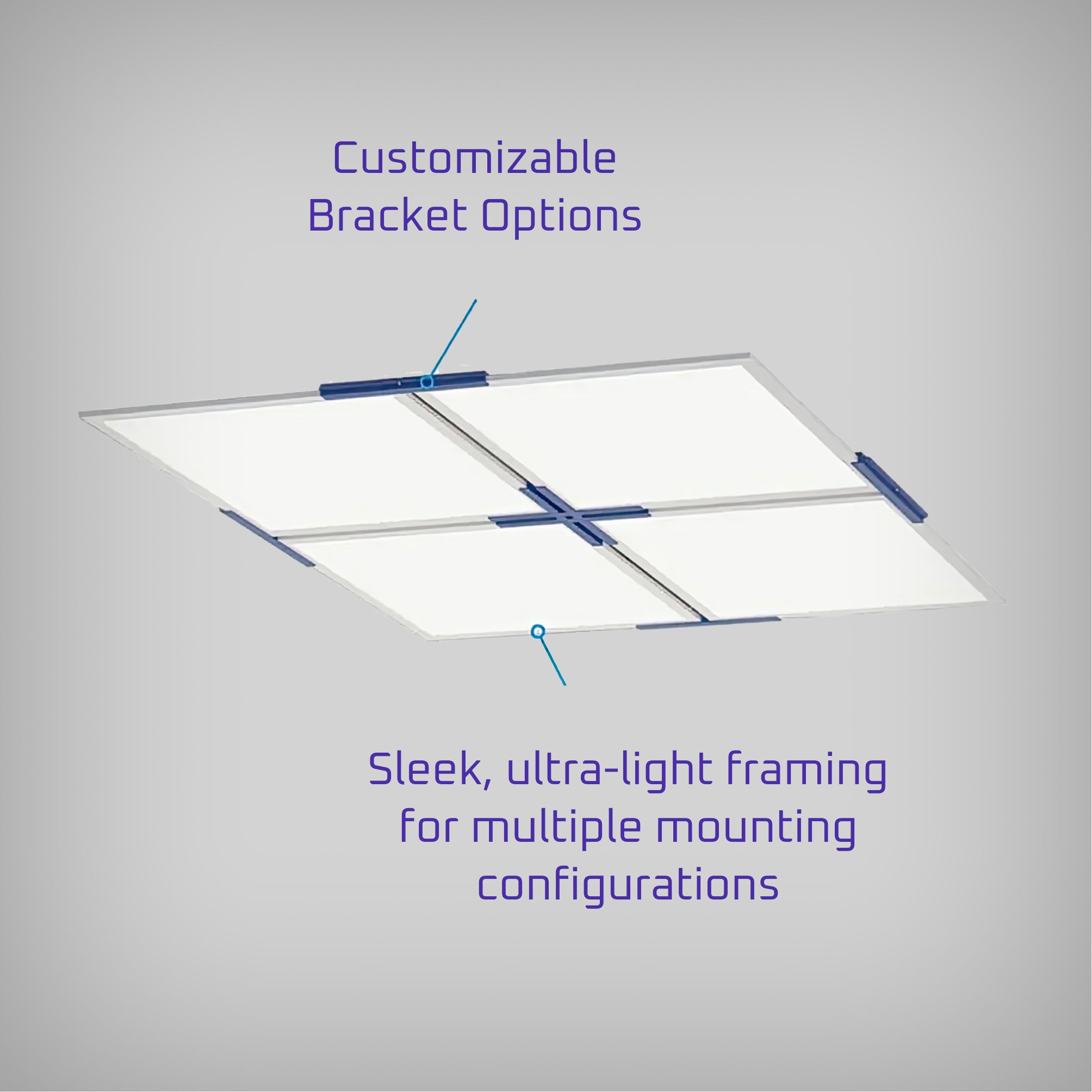 Multi-Panel LED Pendant Light with Sky Design – LED Lights Direct
