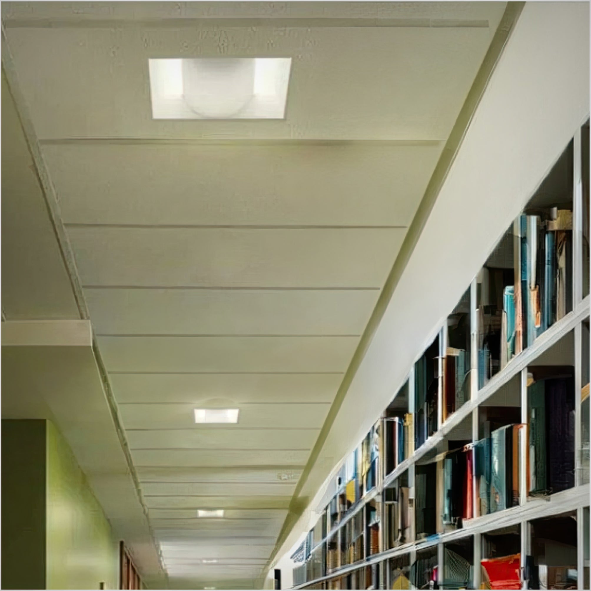 Fluorescent Troffer Light Fixture with Center Basket – LED Lights Direct