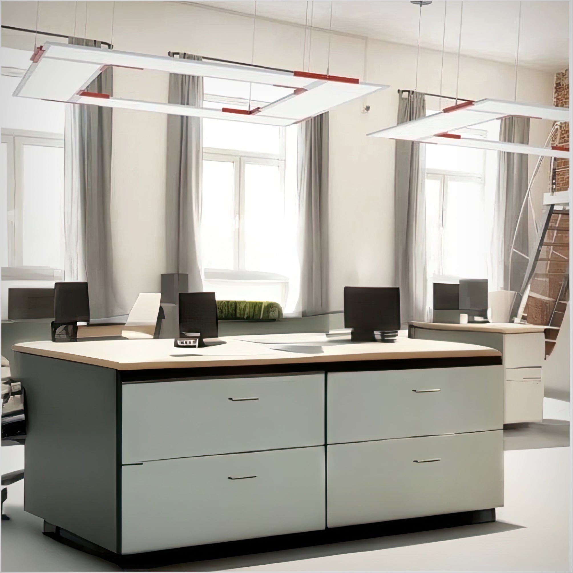 Multi-Panel LED Pendant Light with Sky Design – LED Lights Direct