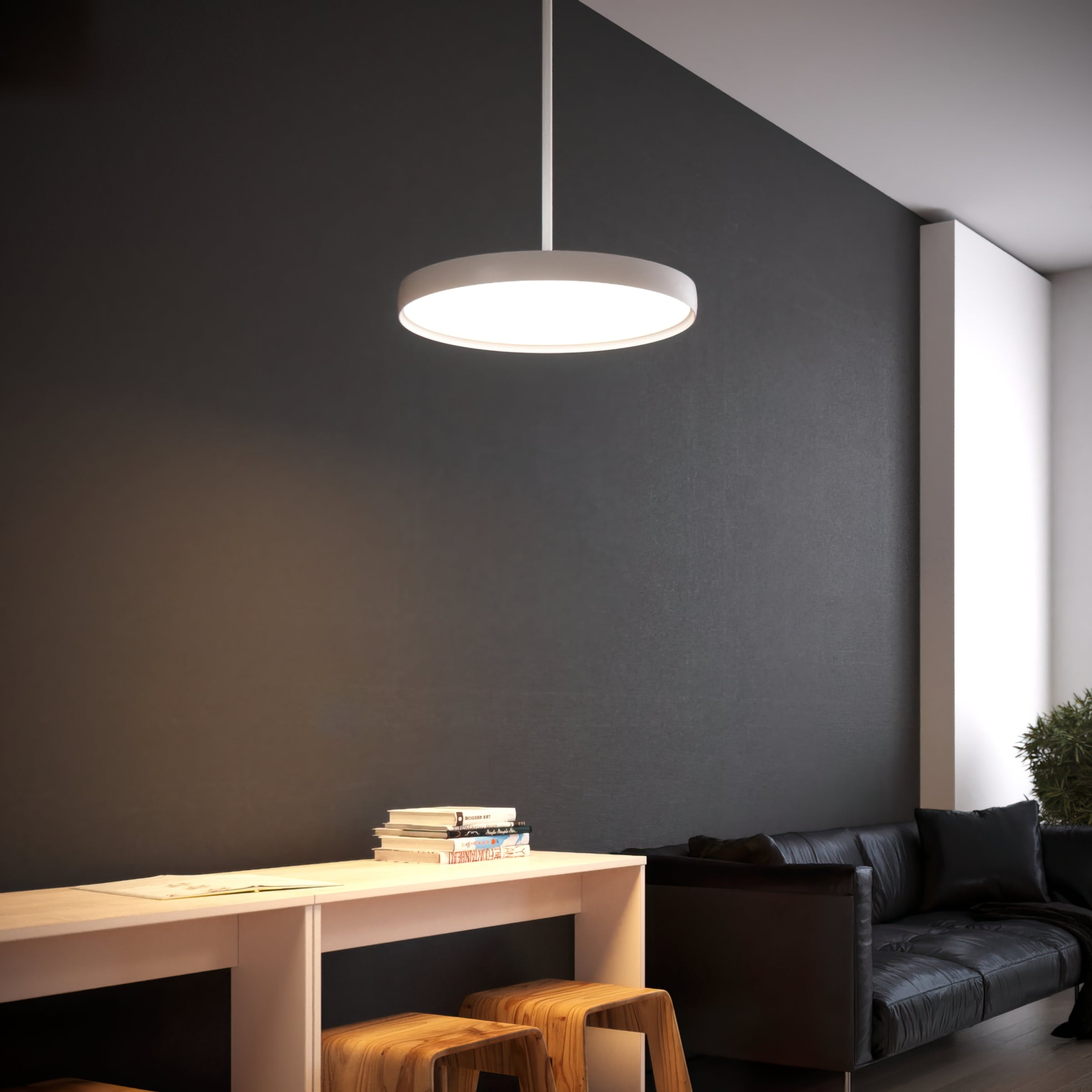 Round Ceiling Rod Pendant – LED Lights Direct