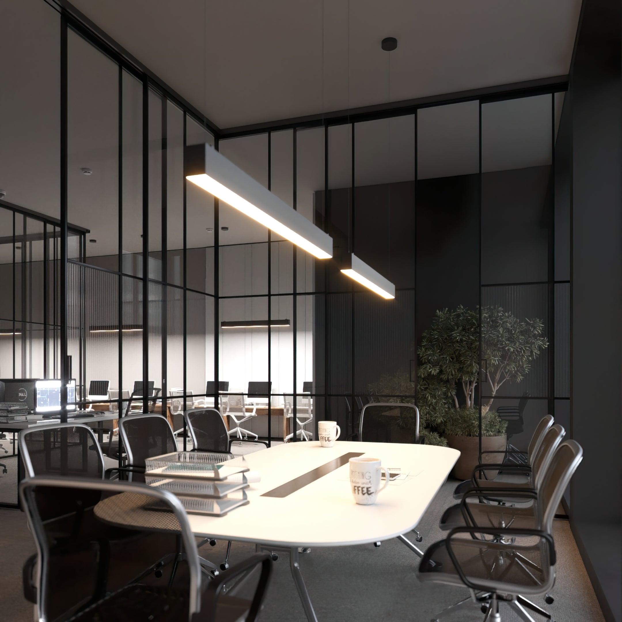 LED Linear Bi-Directional Pendant (4 and 8 Foot) – LED Lights Direct