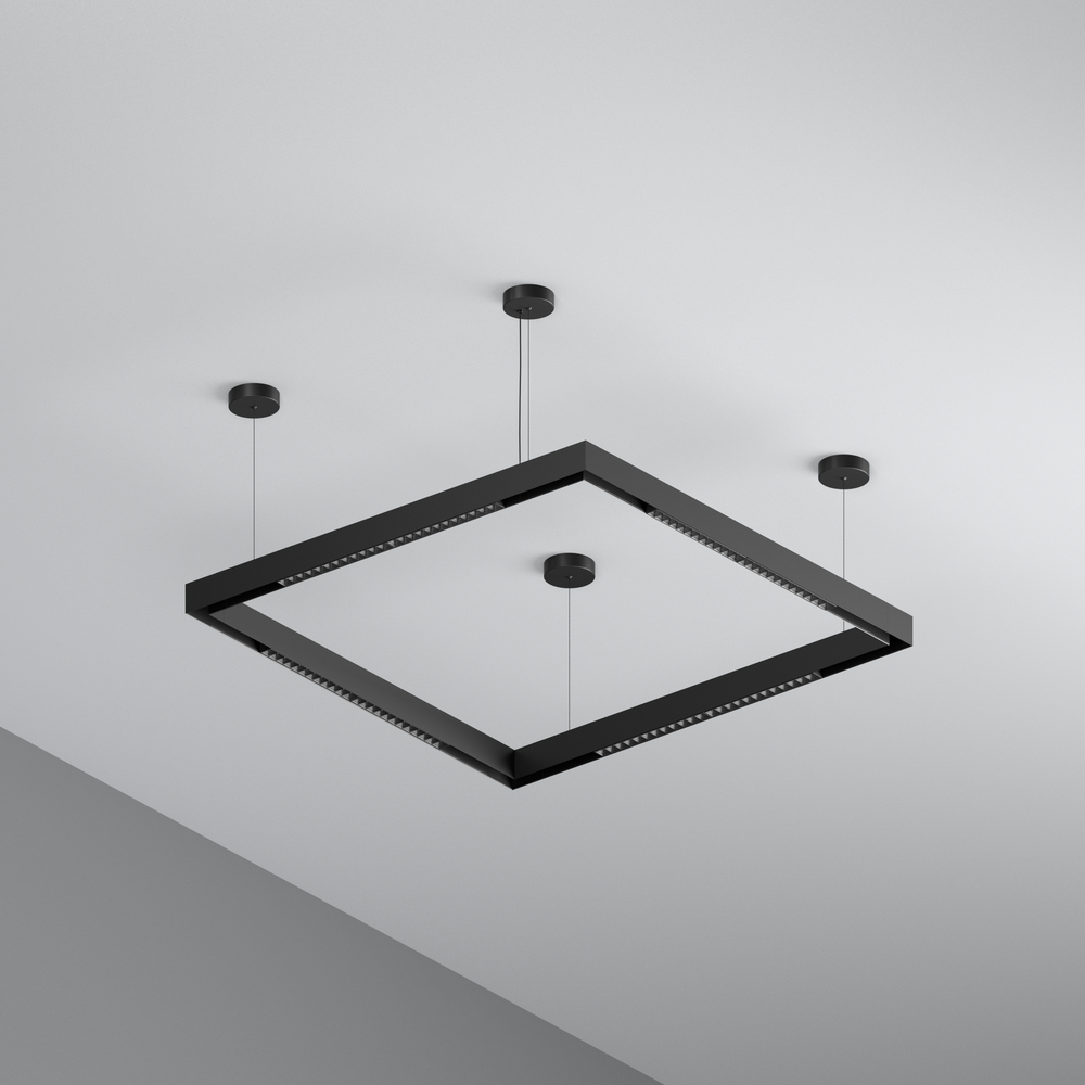 Quietly Bright – LED Square Magnetic Track Pendant Set – LED Lights Direct