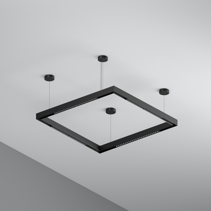 Quietly Bright – LED Square Magnetic Track Pendant Set – LED Lights Direct