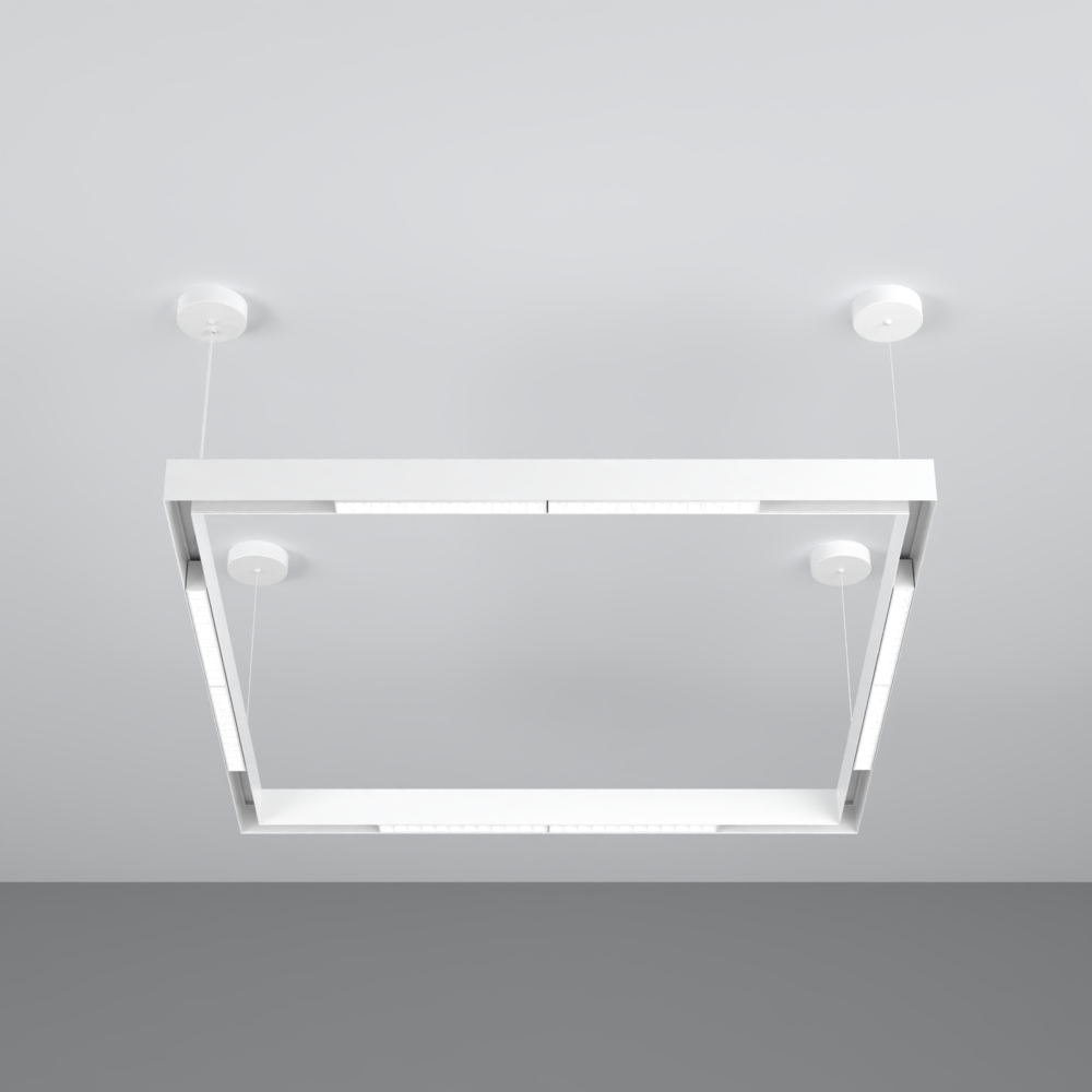 Quietly Bright – LED Square Magnetic Track Pendant Set – LED Lights Direct